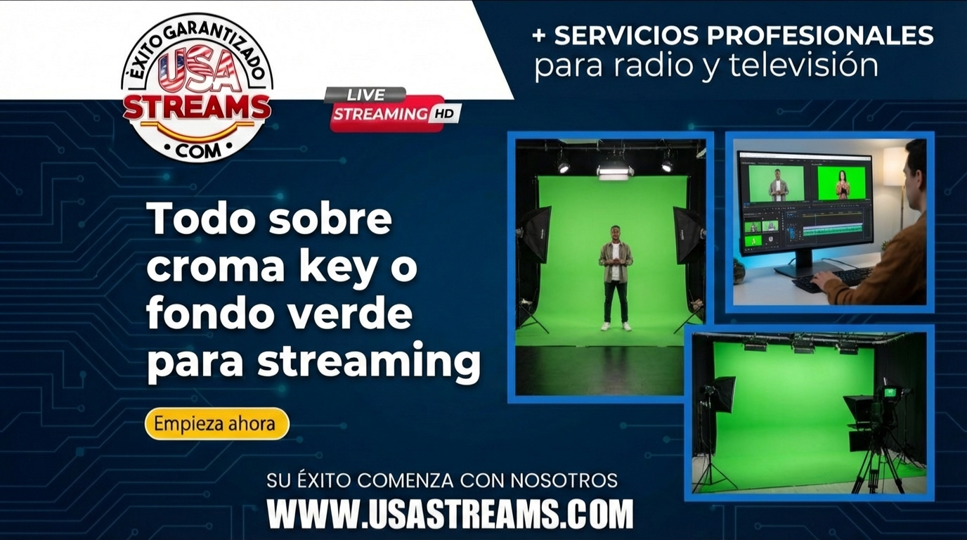 Tutorial: Todo sobre croma key o fondo verde para streaming - usastreams
